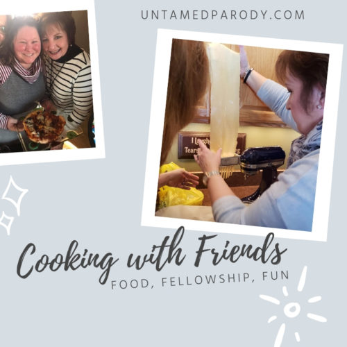 Food, Fellowship, Fun: Cooking with Friends ~ Home In Heels