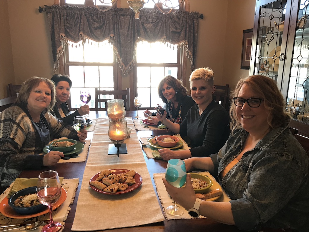 Food, Fellowship, Fun: Cooking with Friends ~ Home In Heels